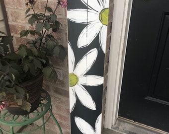 Porch Sign With Daisy - Etsy