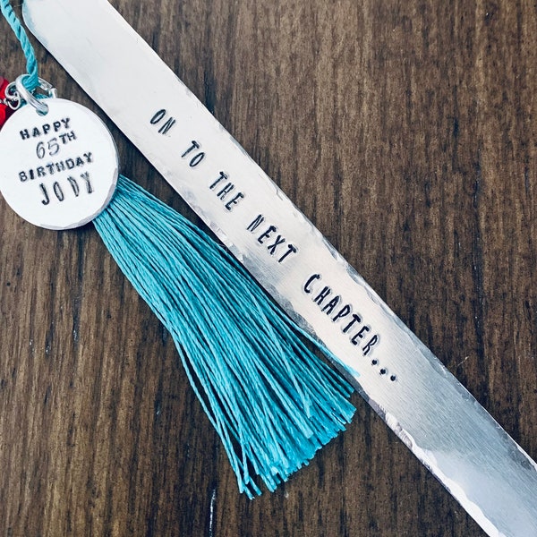 Birthday Bookmark - Etsy