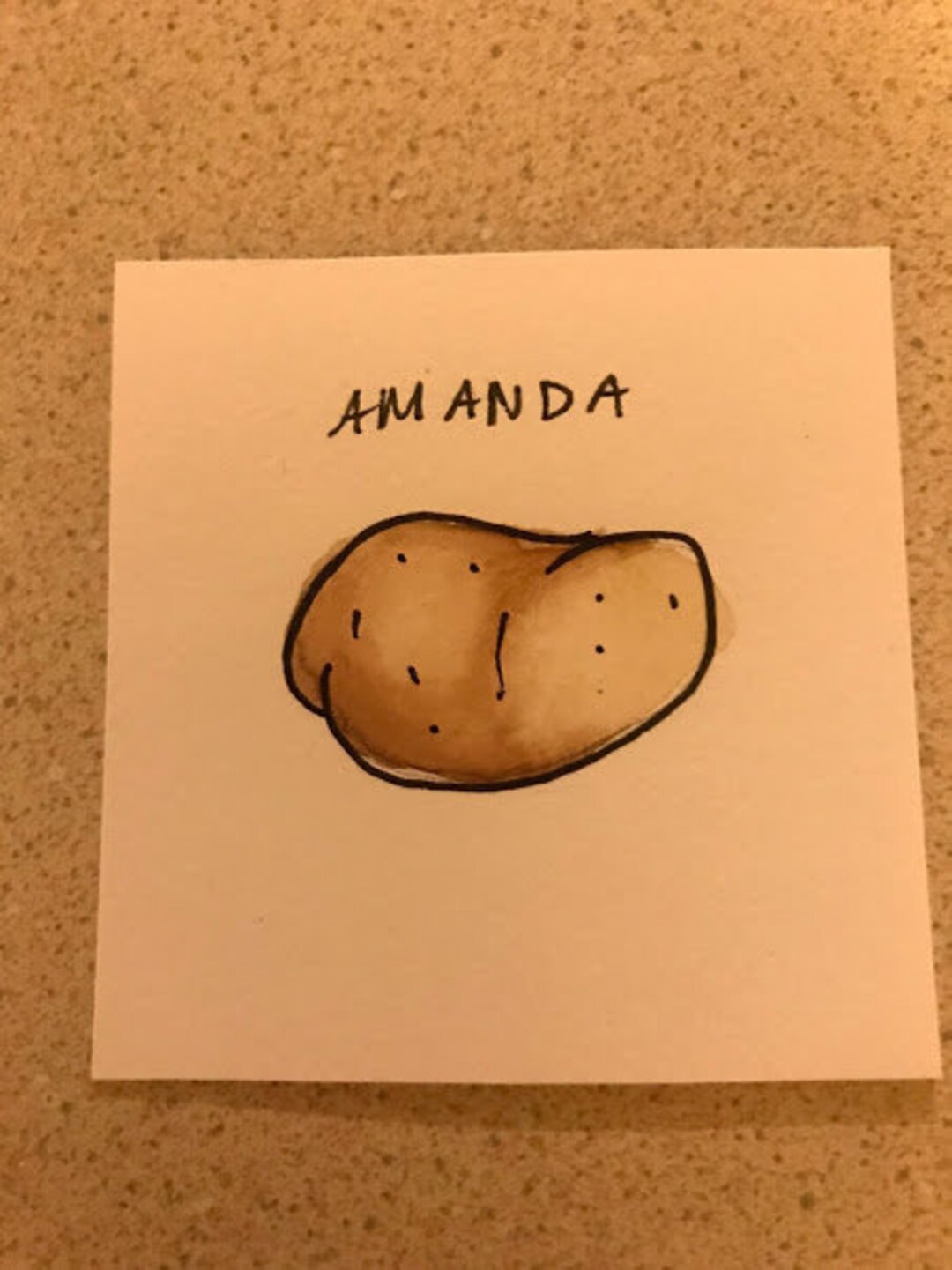Potato Portrait - Etsy