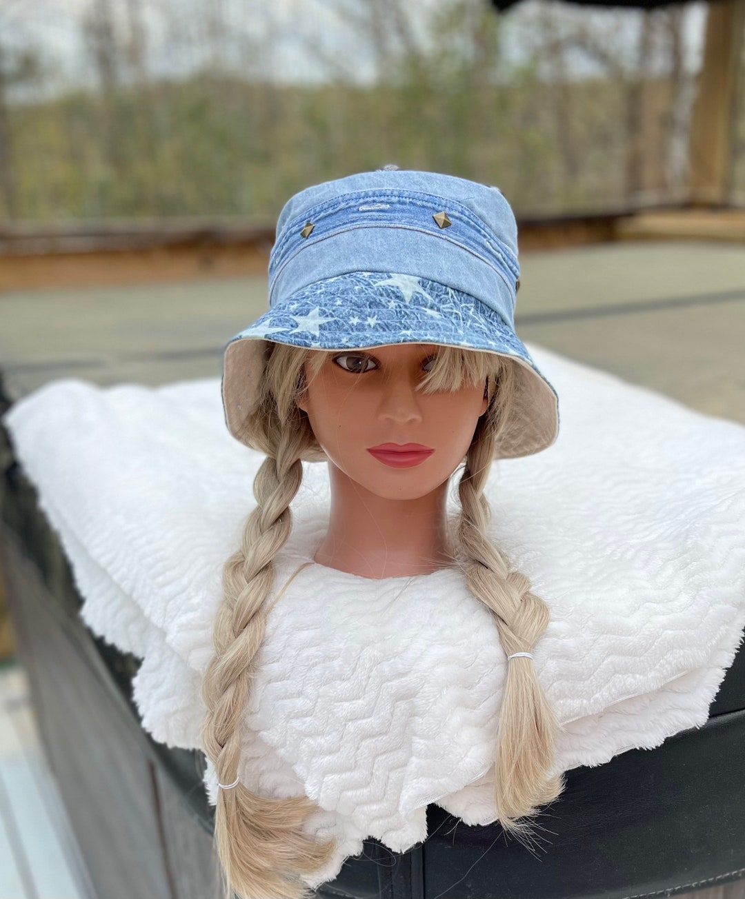 Bucket Hat Sun Hat Gender Neutral Hat OOAK Sustainable - Etsy