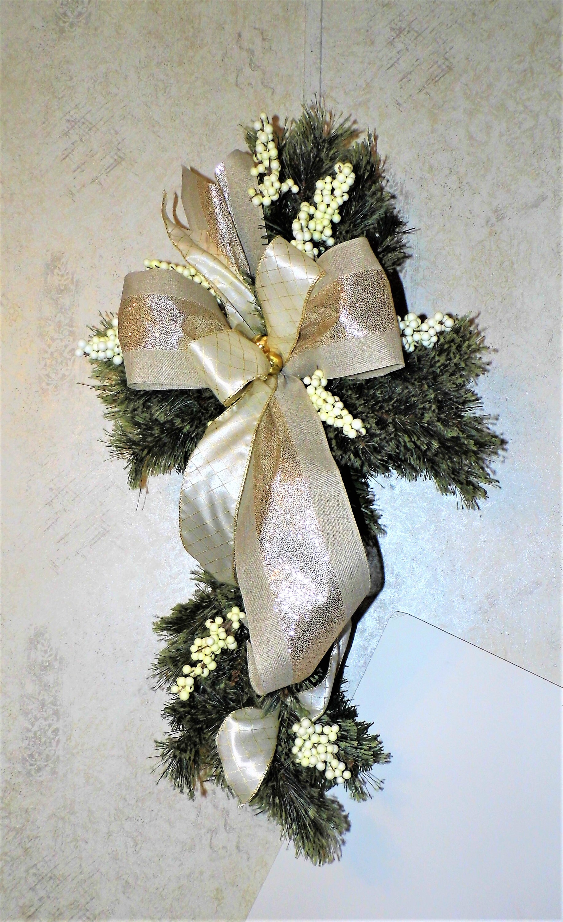 Ivory Berry Cross, Winter Cross, Cemetery Cross, Funeral Cross, Easter ...