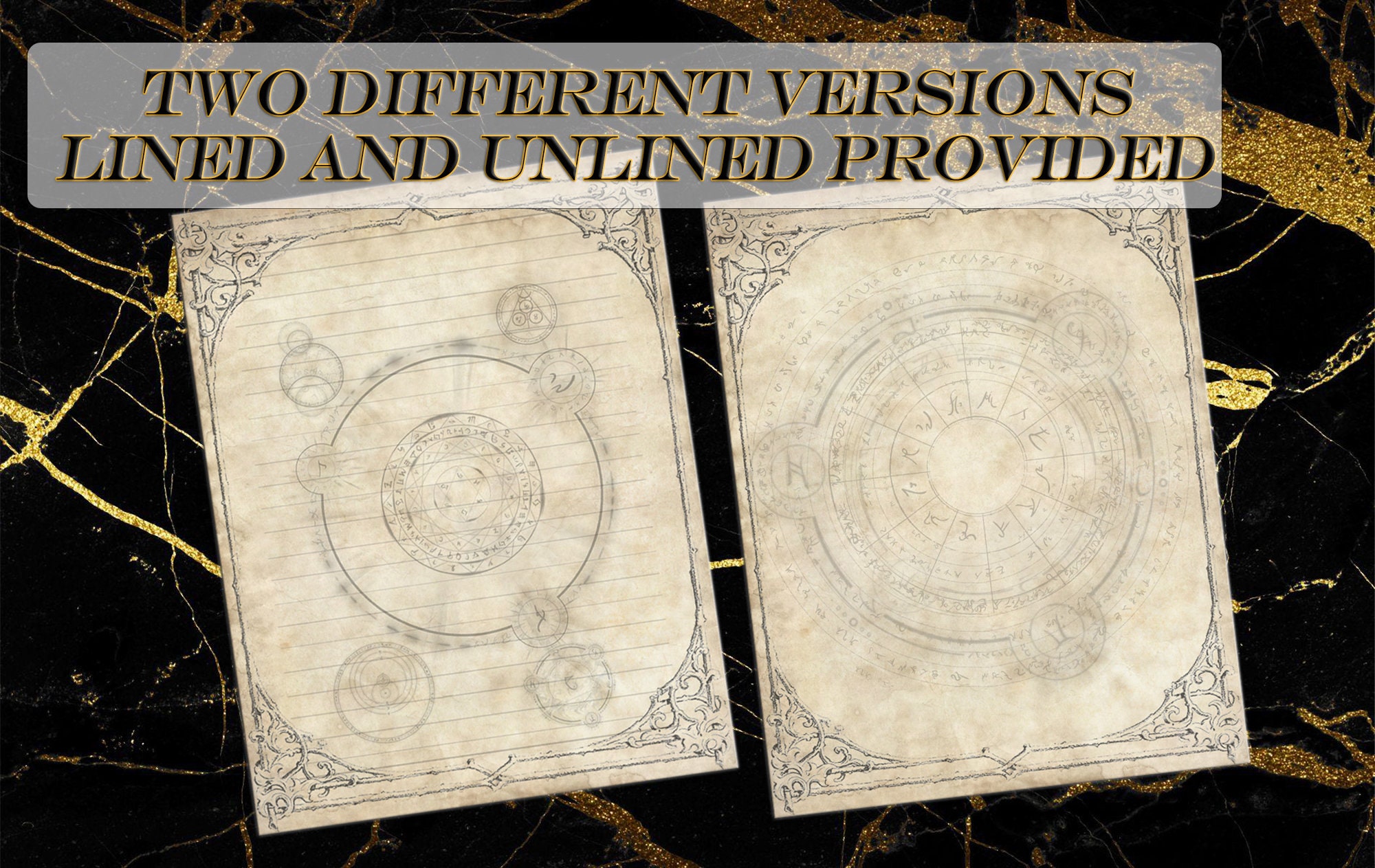 Digital Stationary Pack - SIGIL | Printable Stationary | Letter Writing ...