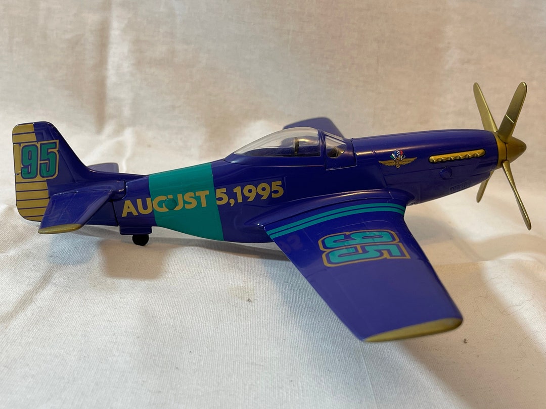 Brickyard 400 P-51 Mustang Die Cast Racing Champions 1:44 Scale Liberty ...