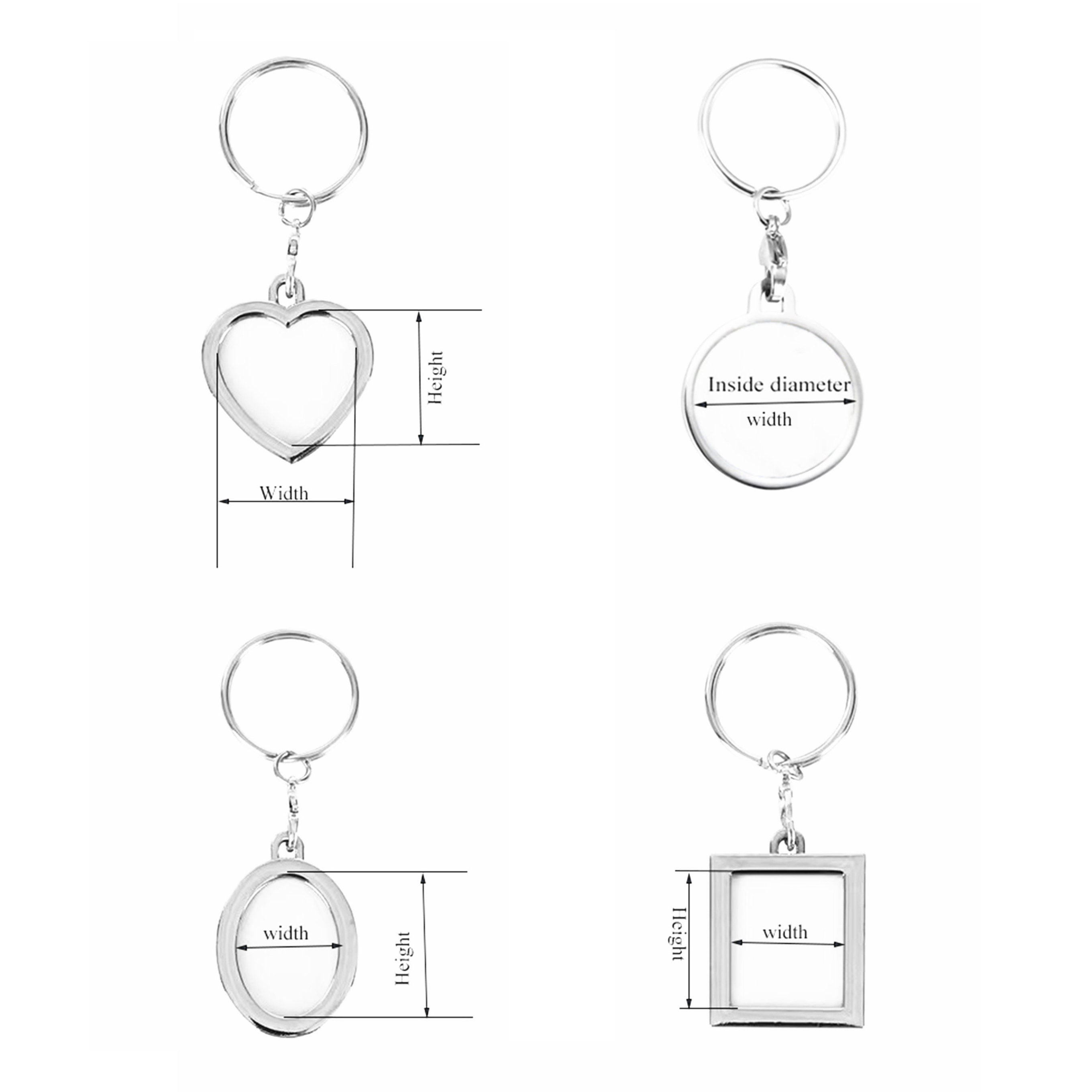 Custom Digital Photo Print Circle Shaped Locket Size Photo Digital ...