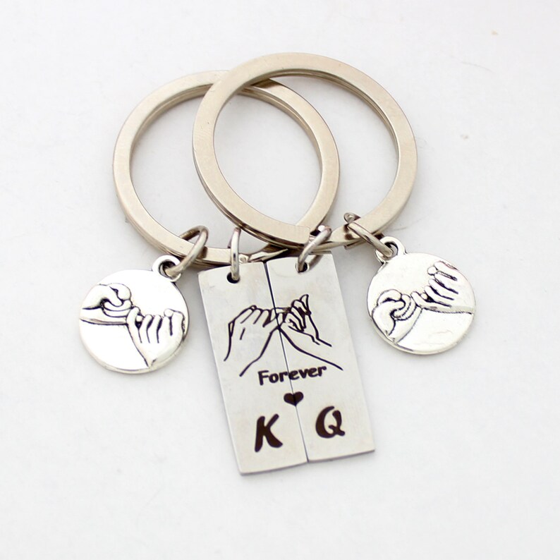 Pinky Promise Keychain,you Are My King (queen) Keychain, Couple ...
