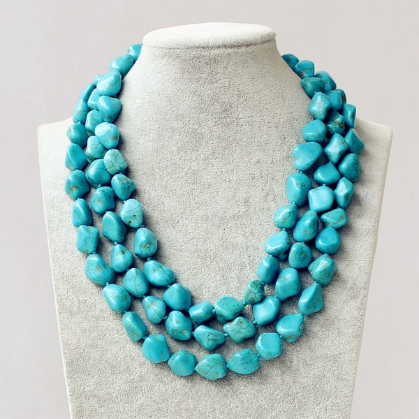 Turquoise Necklace - Etsy