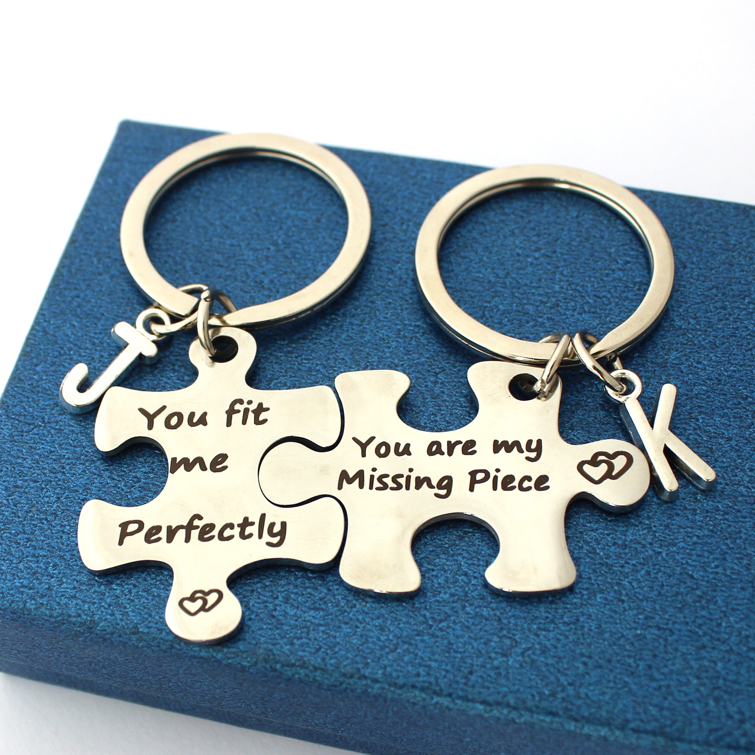 Puzzle Key Ringsmissing Piece Keychain Set for 2 Best Friend - Etsy UK