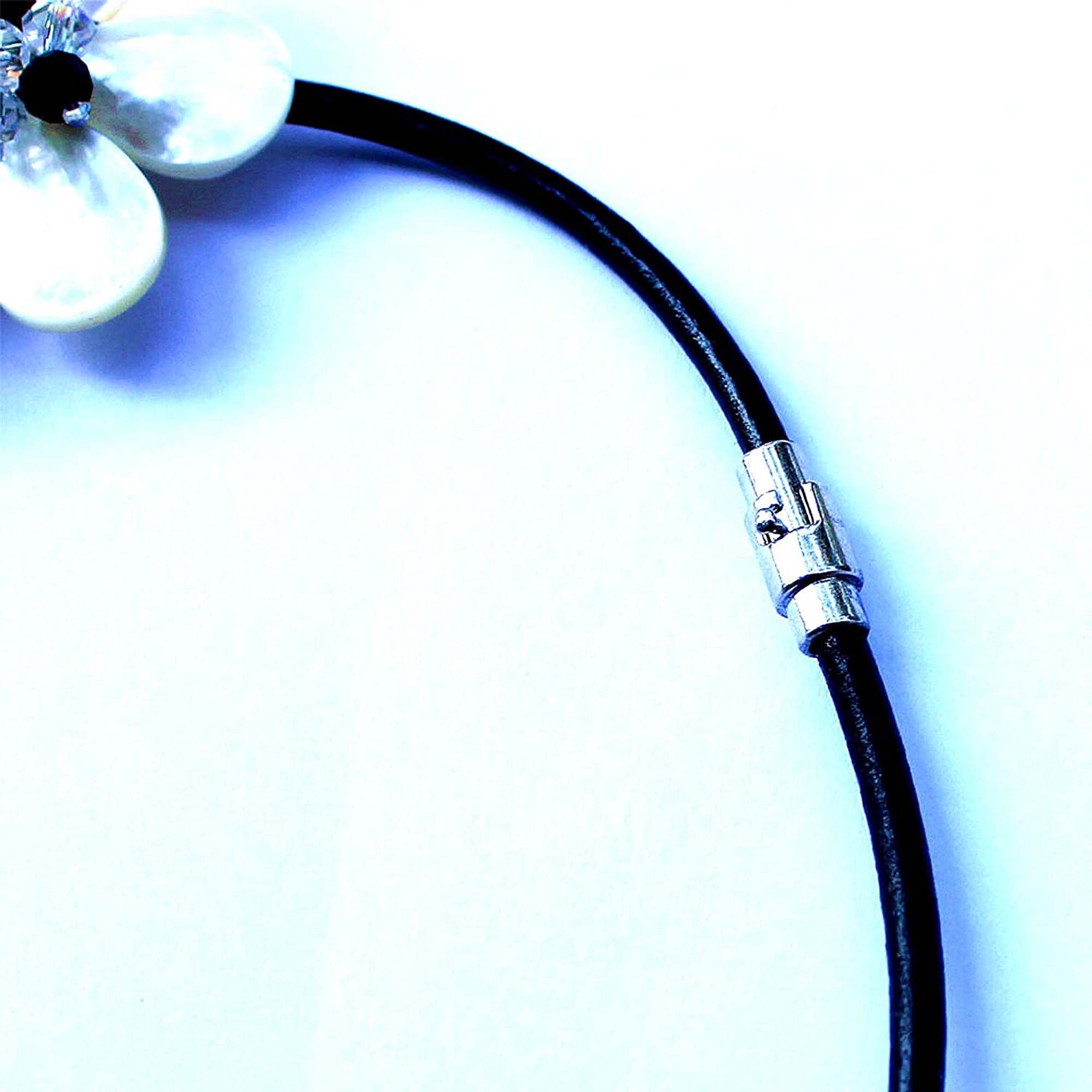 18'' Natural White Baroque Shell Flower With Pearl - Etsy