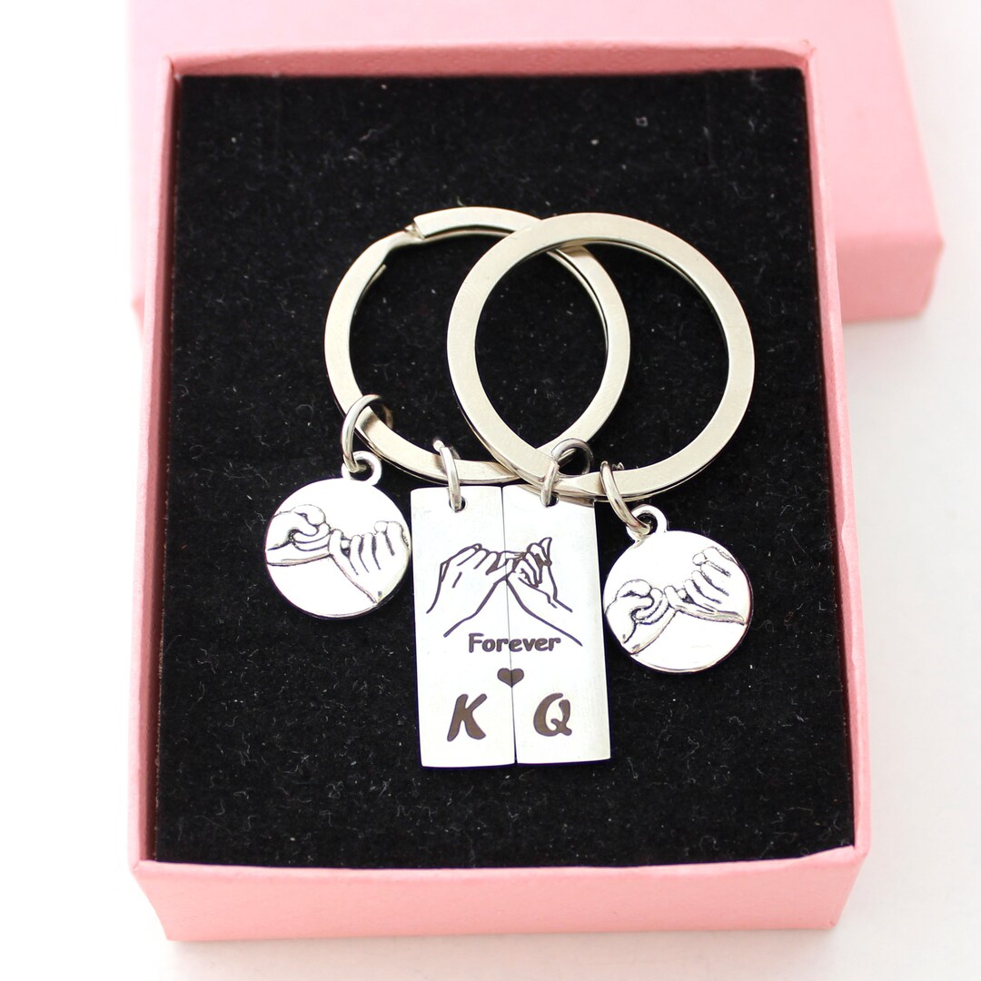 Pinky Promise Keychain,you Are My King (queen) Keychain, Couple ...