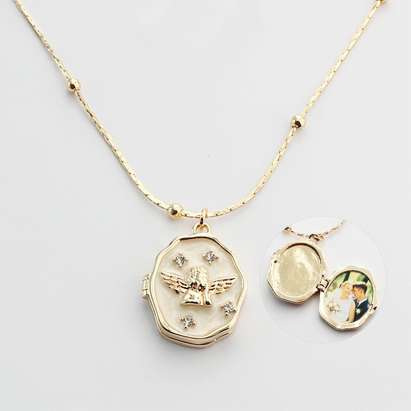Angel Locket - Etsy