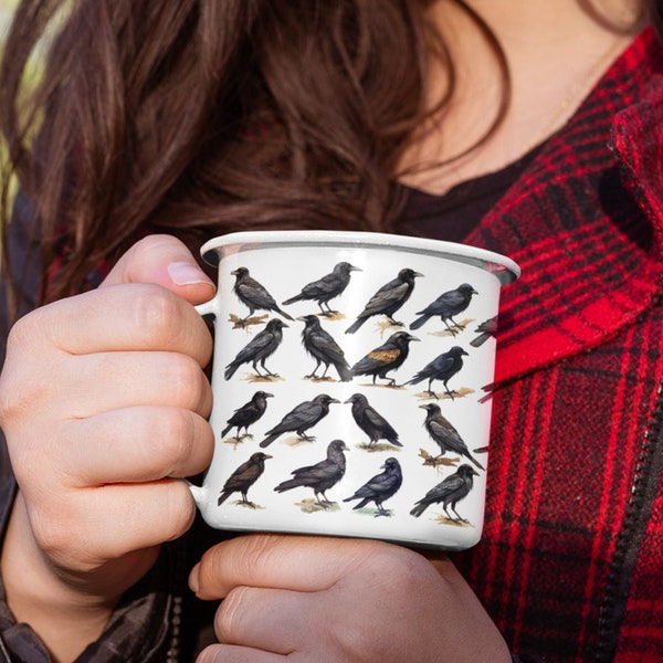 Raven Tea Cup - Etsy