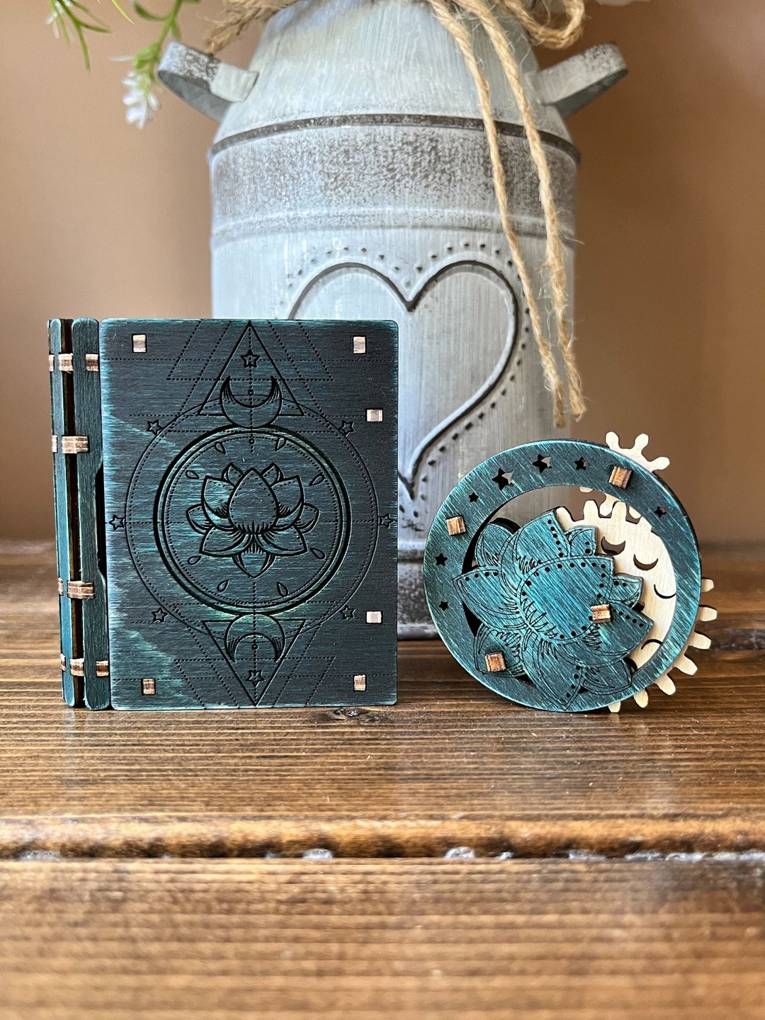 Lotus Lunar Mini Dice Tome and Fidget Toy Bundle ~ Free Set of Mini ...