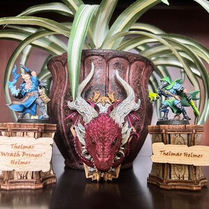 Custom DND Character Display Pedestals ~ Dnd Player Gifts ~ Dnd ...