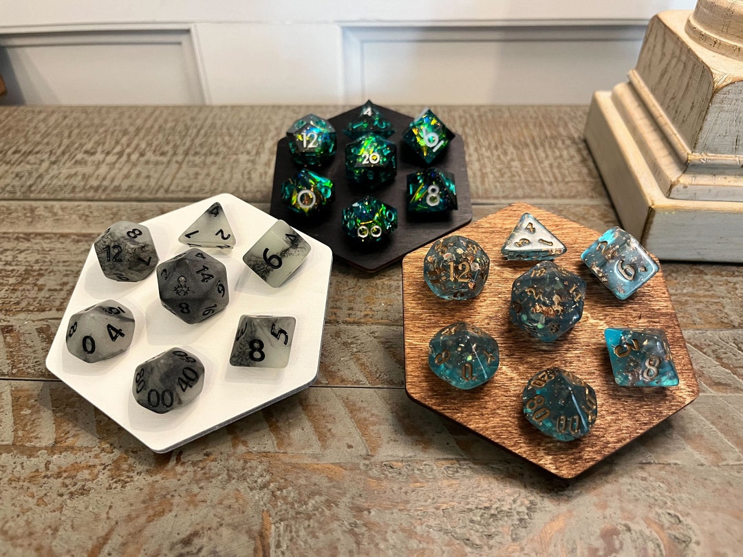 Hexagonal Dice Display Stand Kit ~ Polyhedral Dice Display Kit ~ DIY ...