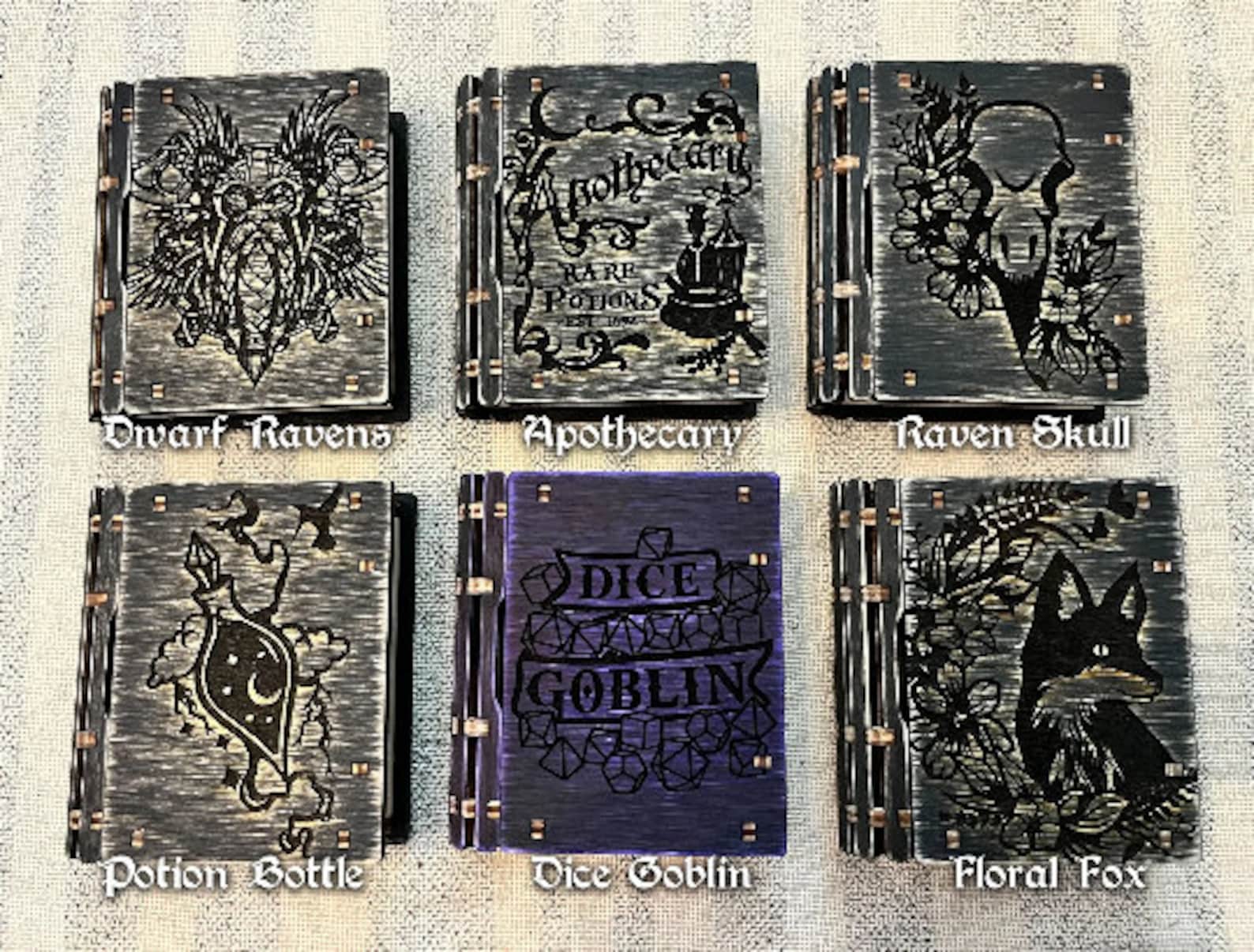 Sliding Dice Tome With Custom Engraving and Foam Insert - Etsy