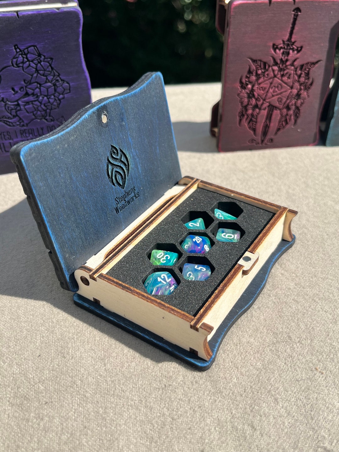 Mini Dice Crate Box WITH Free Mini Dice Set. - Etsy
