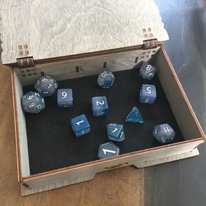 The Dragon's Hoard Book Box & Dice Tray - Etsy