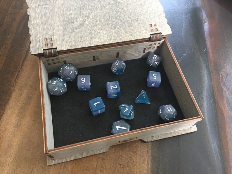 The Dragon's Hoard Book Box & Dice Tray - Etsy