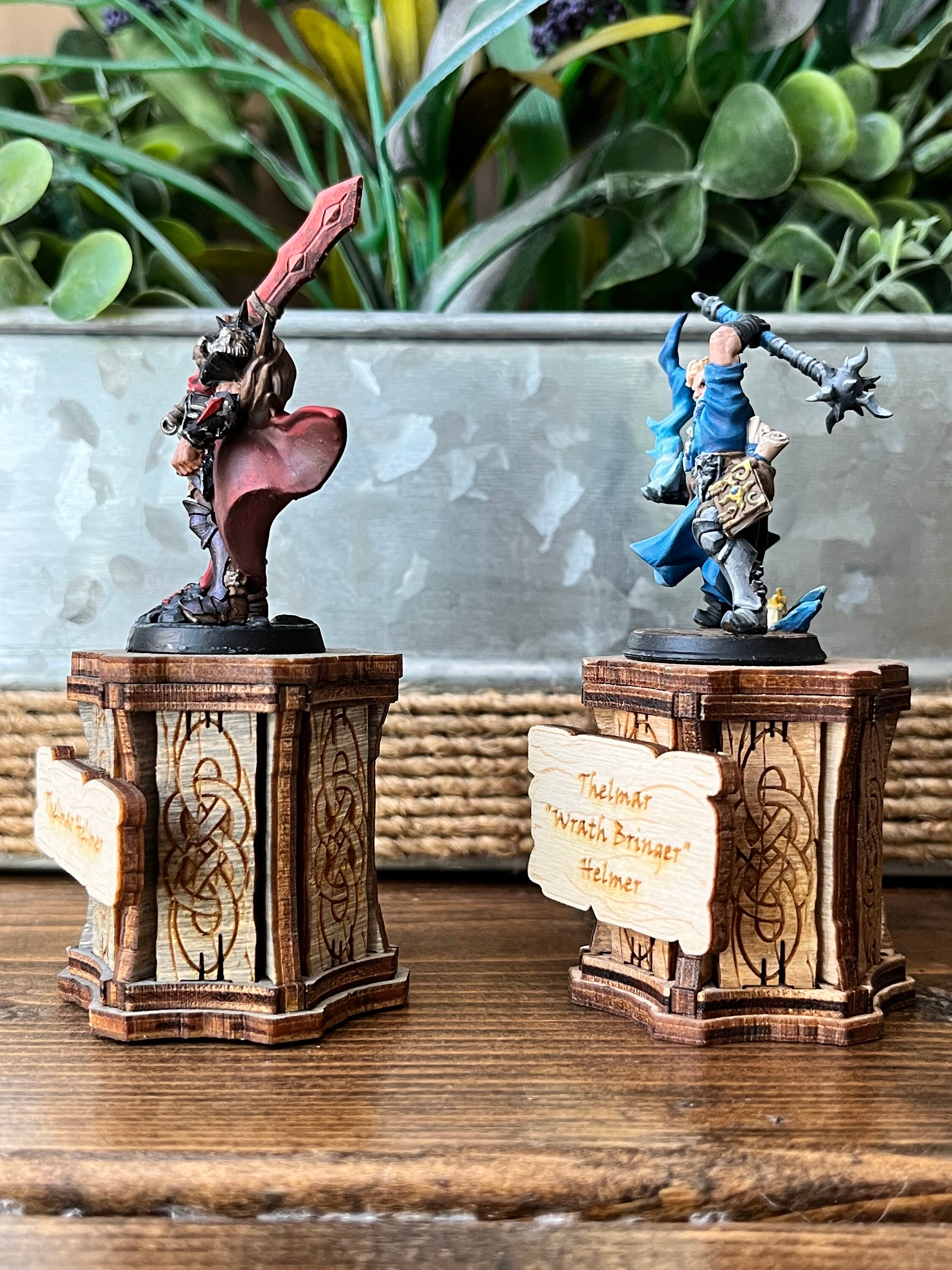 Custom DND Character Display Pedestals ~ Dnd Player Gifts ~ Dnd ...
