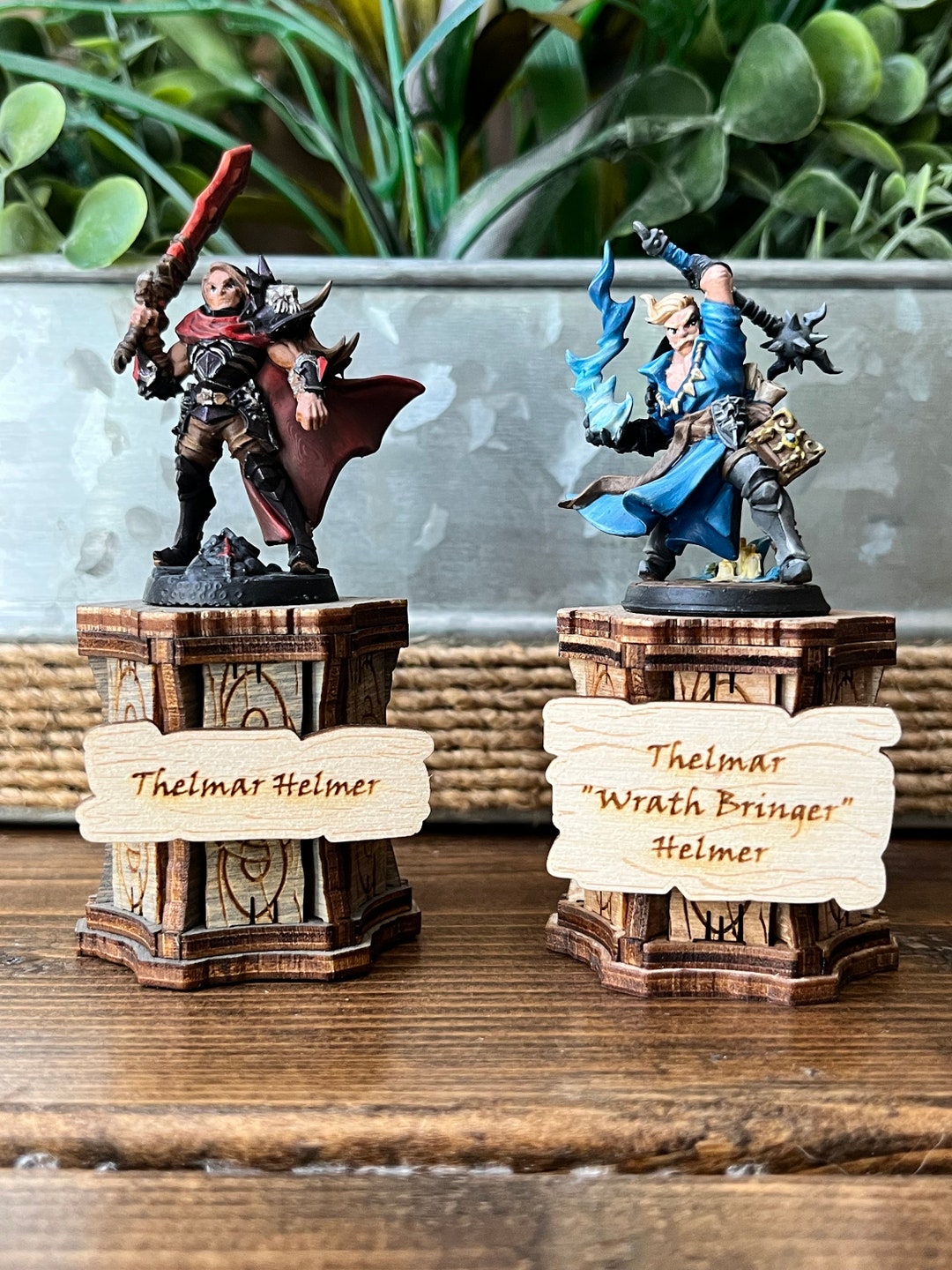 Custom DND Character Display Pedestals ~ Dnd Player Gifts ~ Dnd ...