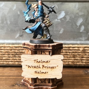 Custom DND Character Display Pedestals ~ Dnd Player Gifts ~ Dnd ...
