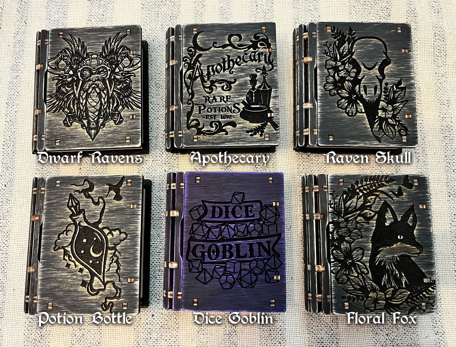 The Mini Poly Dice Tome WITH Free Mini Dice Set. - Etsy