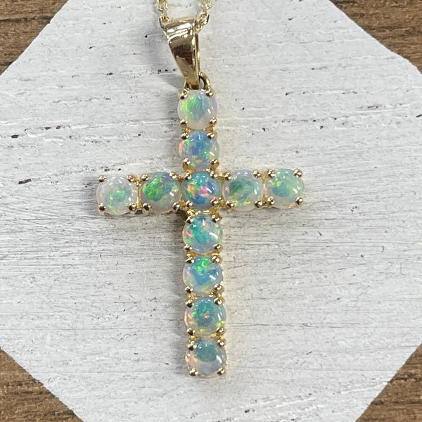 Opal Cross - Etsy