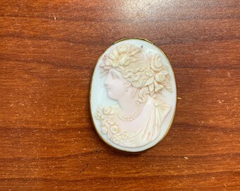 Conch Shell Cameo - Etsy