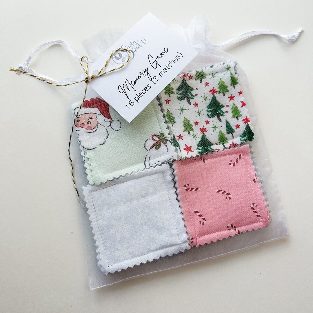 Christmas Memory Game, Toddler Game, Santa Memory, Educational Toy ...