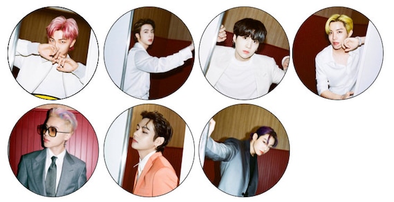 BTS Butter Buttons k-pop Buttons | Etsy