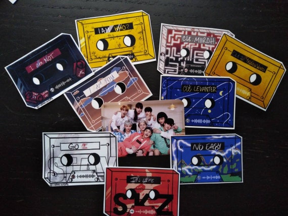 UPDATED: Stray Kids Mixtape Stickers With Spotify Code k-pop - Etsy