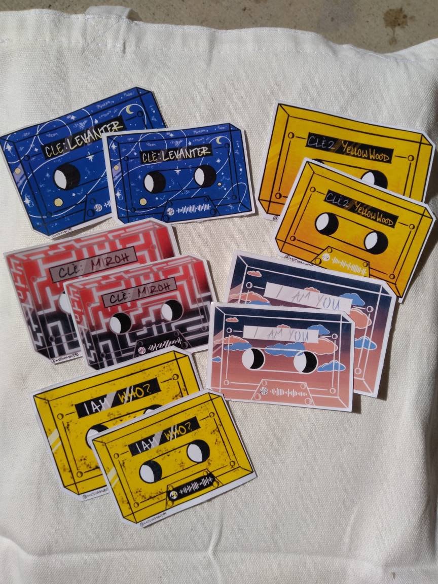 UPDATED: Stray Kids Mixtape Stickers With Spotify Code k-pop - Etsy