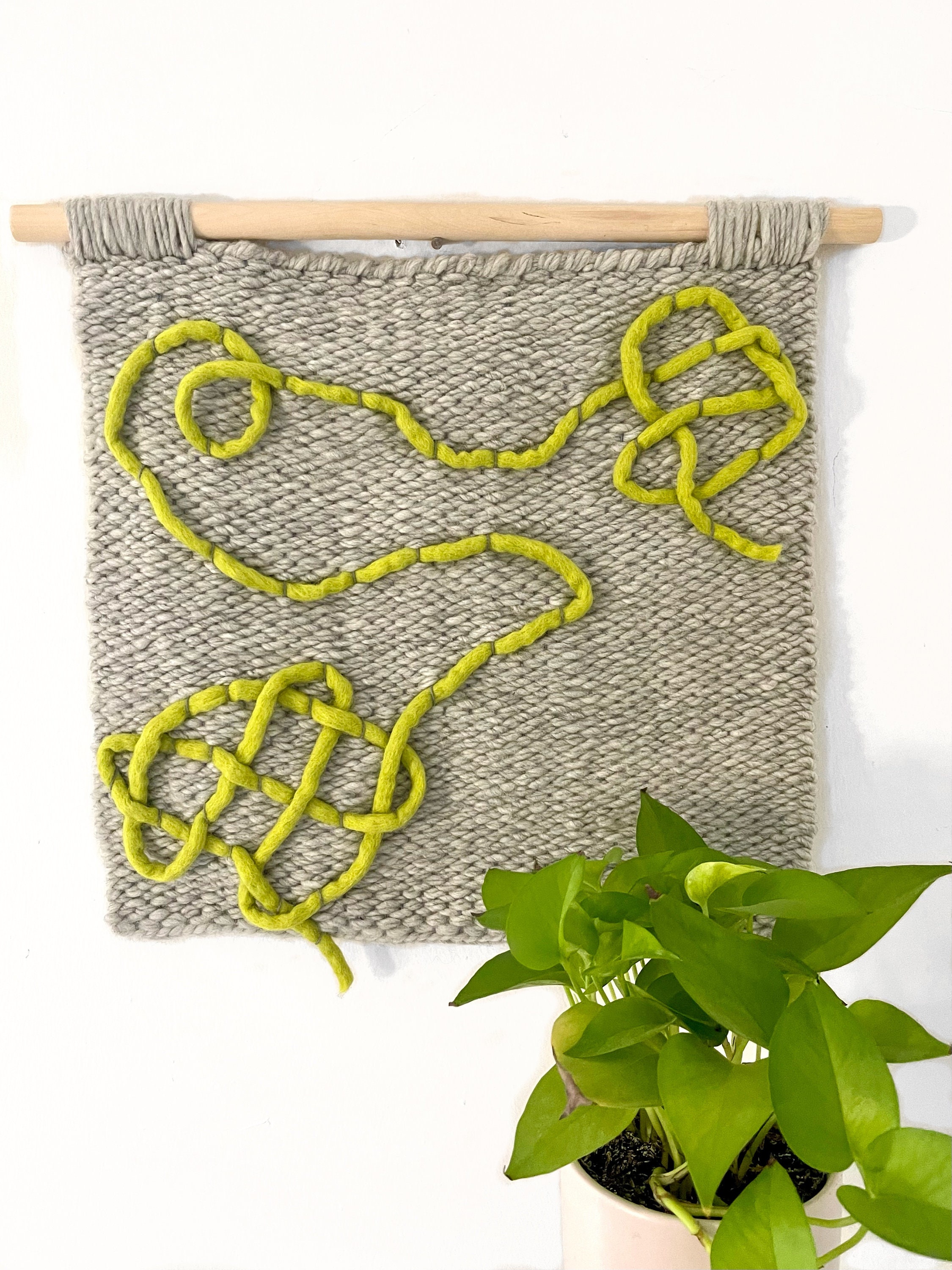 Loop De Loop Weaving Woven Wall Hanging Tapestry Home Decor Wall Art - Etsy