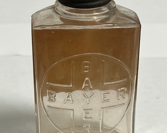 Antique Bayer Bottle - Etsy