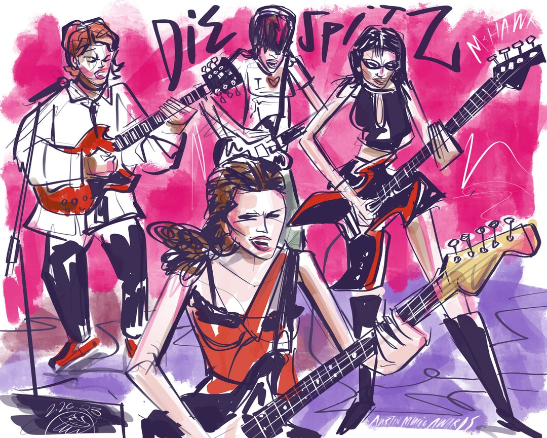 Die Spitz at the Mohawk, Austin Music Awards 2.26.23 - Etsy