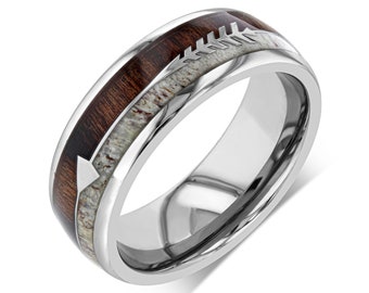 Deer Antler Ring - Etsy