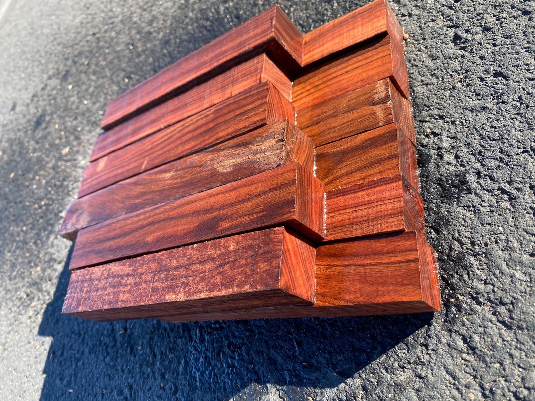 California Exotic Hardwoods Pack of 12 Pen Blanks 1x1x6 bolivian ...