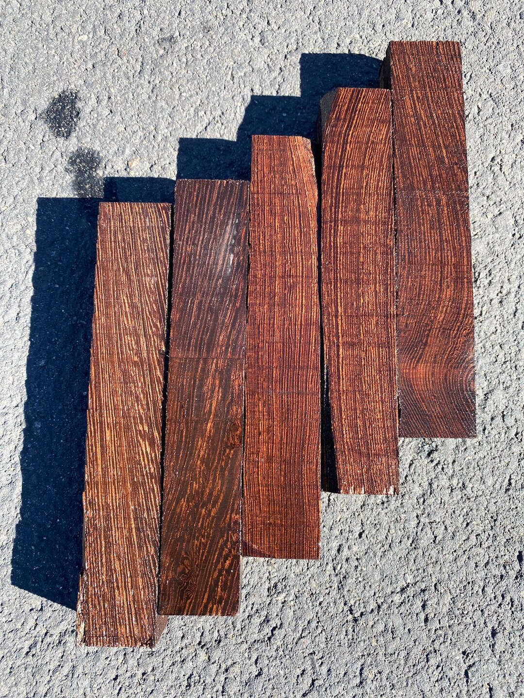 California Exotic Hardwoods Pack of 12 Pen Blanks 1x1x6 bolivian ...