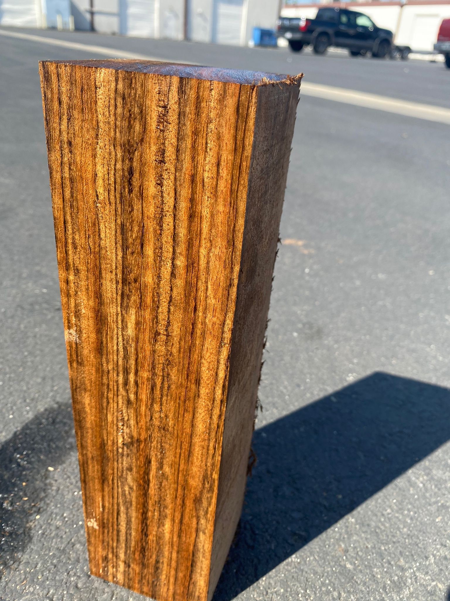 Beautiful Ovangkol / Shedua Turning Blank 2-1/2 x 2-1/2 x 18 LATHE SIZE ...