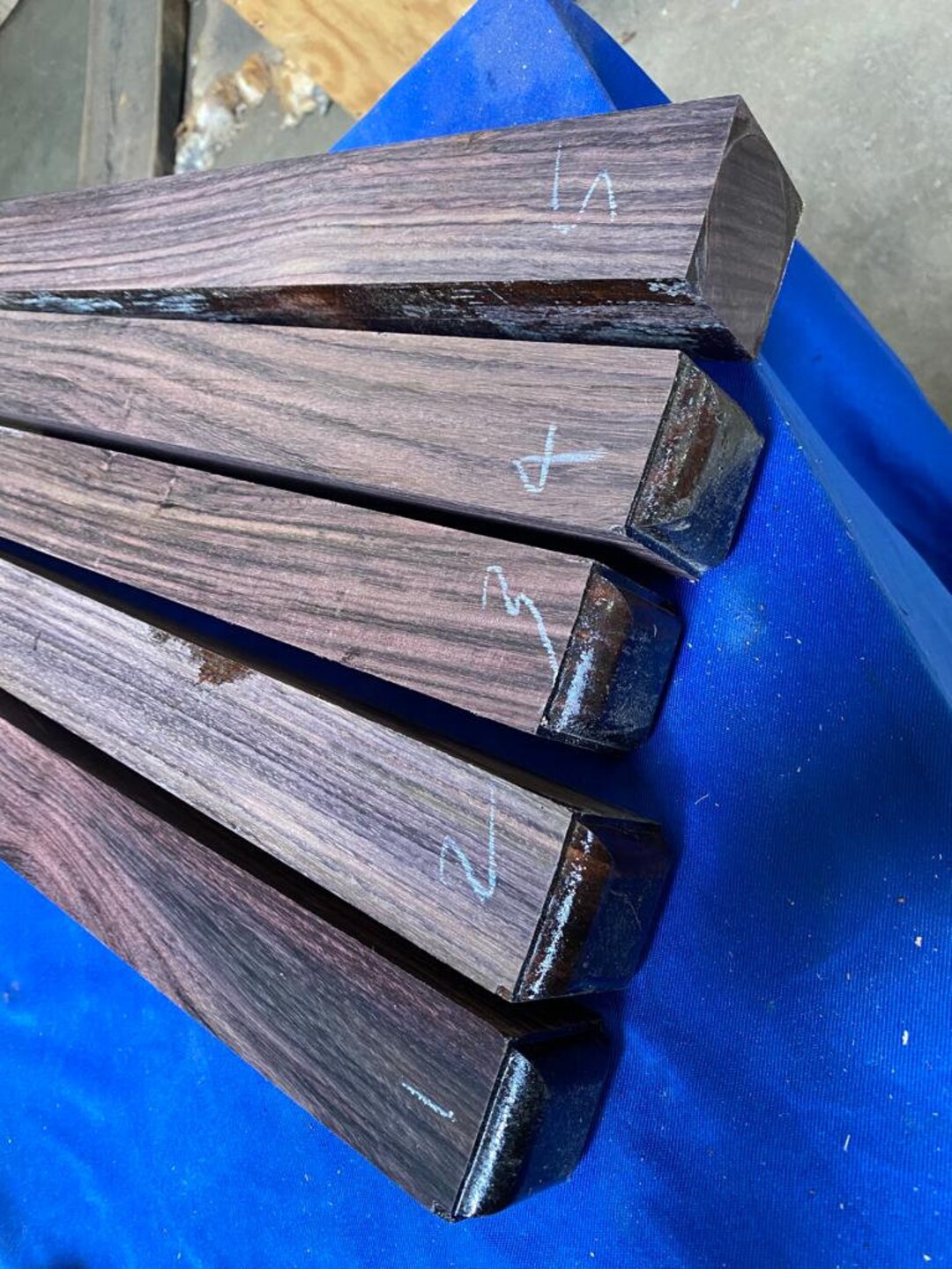 Beautiful Exotic East Indian Rosewood Turning Blank Lathe Size 2 X 2 X ...