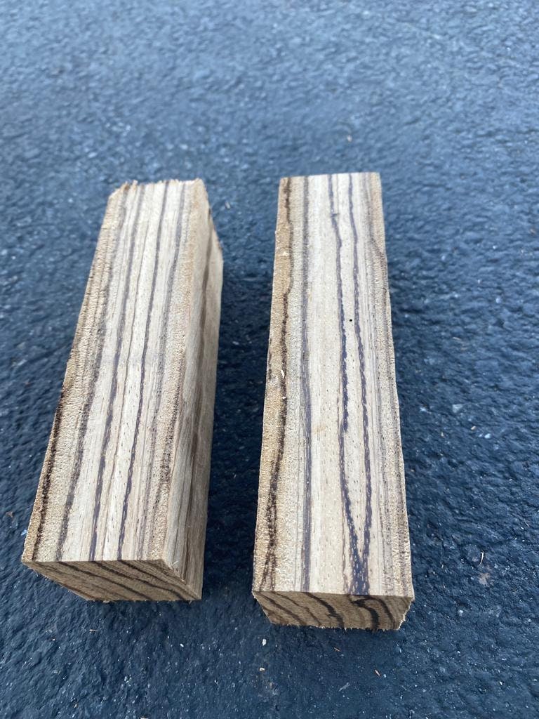 California Exotic Hardwoods Combo Pack of 10 Pen Blanks 1x1x6 black ...