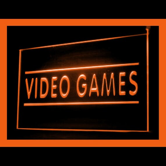 130036 Video Games Gaming Play Room Man Cave Decor Display LED - Etsy