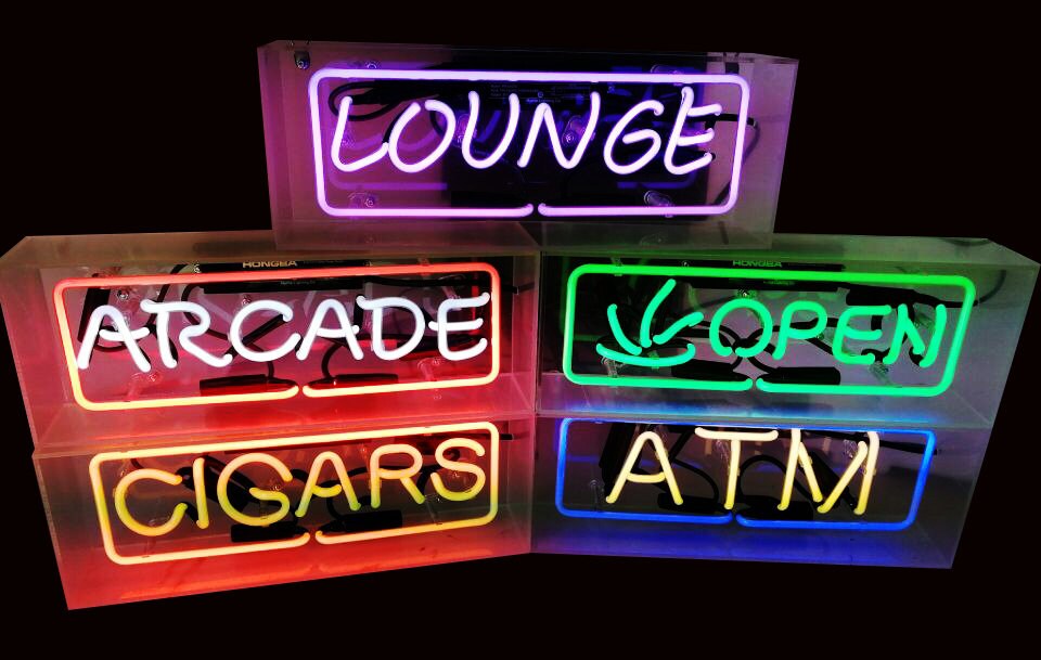 Boxneon0005 WHY NOT Neon Sign With Acrylic Box Home Party Wall Décor - Etsy
