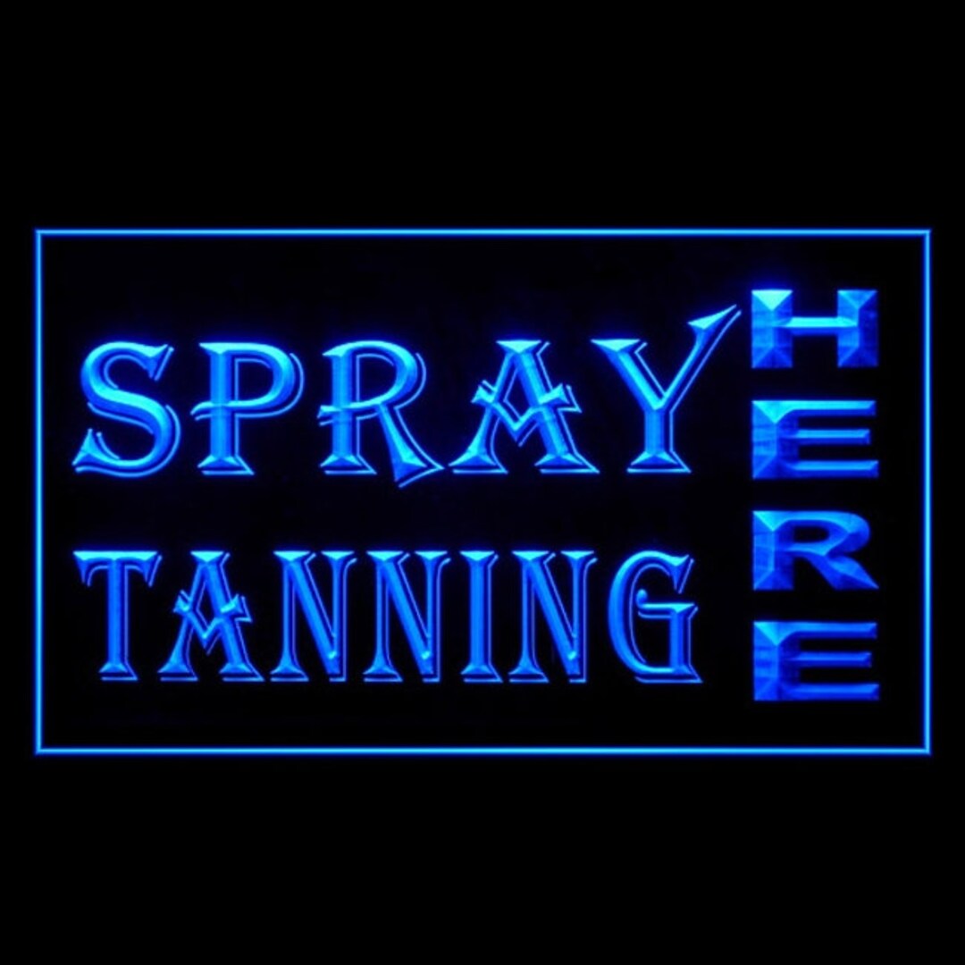 160093 Spray Tanning Here Salon Beauty Center Shop Open Home Decor ...