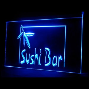 110071 OPEN Sushi Bar Japanese Restaurant Cafe Shop Decor Display LED ...