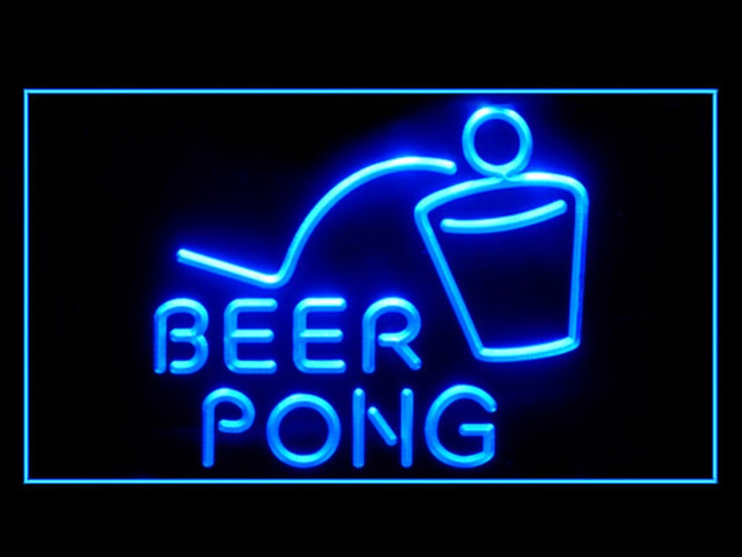 170099 Beer Pong Bar Pub Club Party Game Home Decor Man Cave Open ...