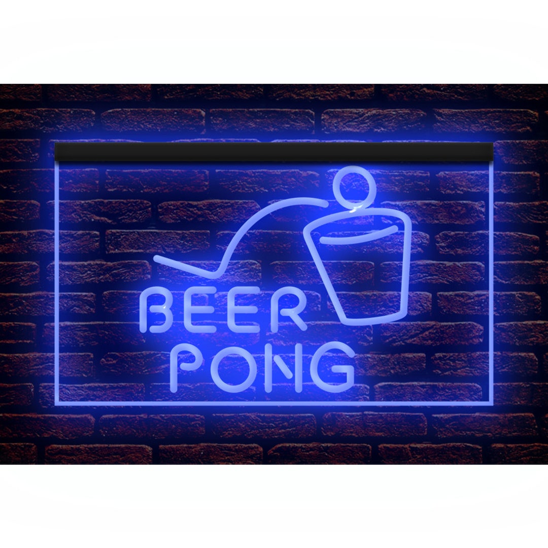 170099 Beer Pong Bar Pub Club Party Game Home Decor Man Cave Open ...