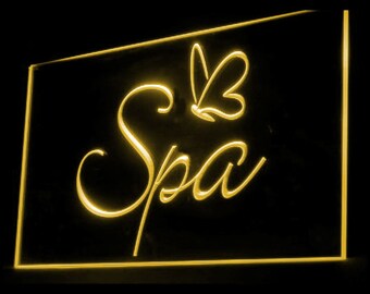 Led Spa Massage Sign - Etsy