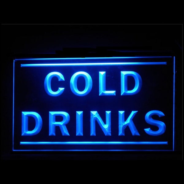 Cold Drinks Sign - Etsy