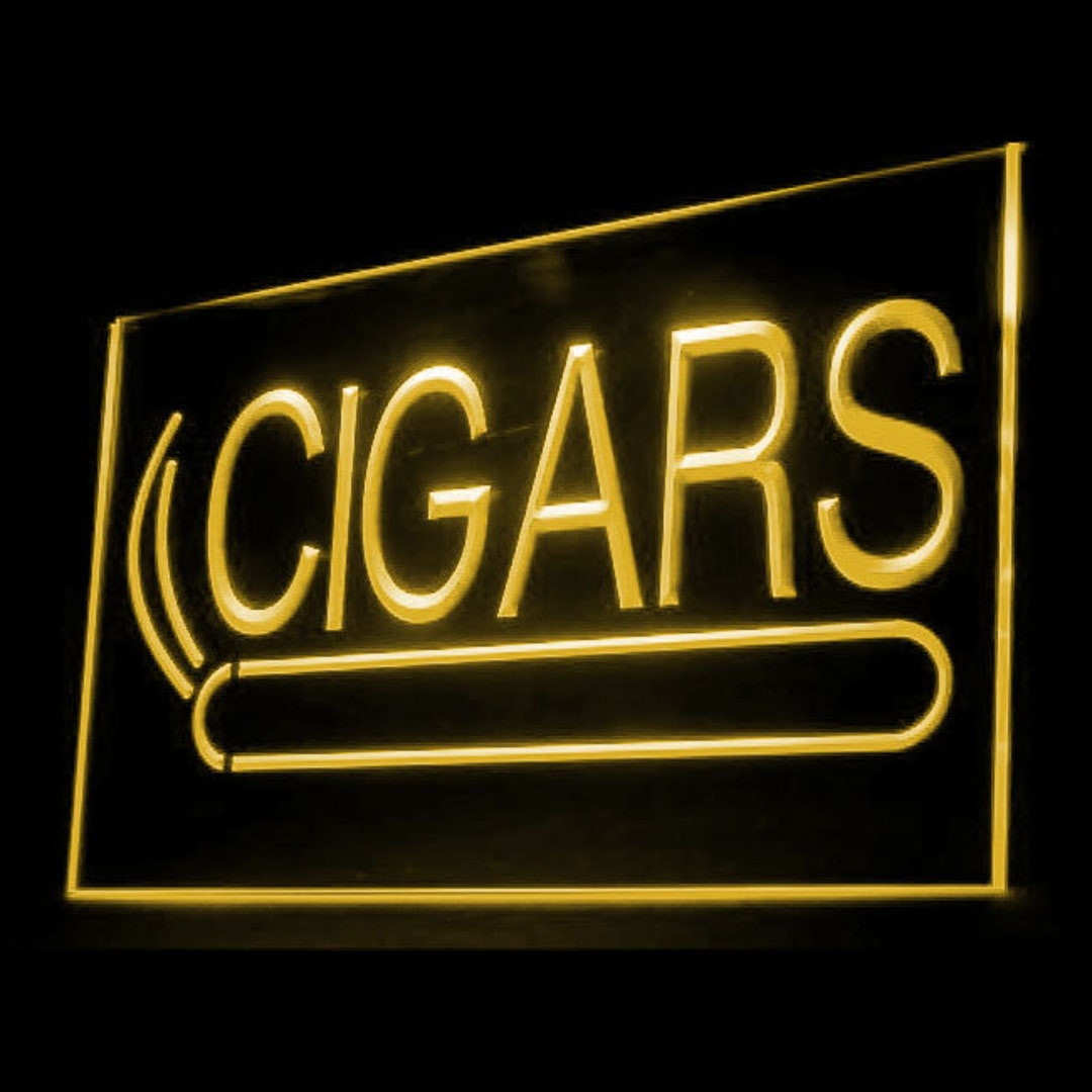 200028 Cigars Shop Club Store Decor Display LED Light Neon Sign - Etsy